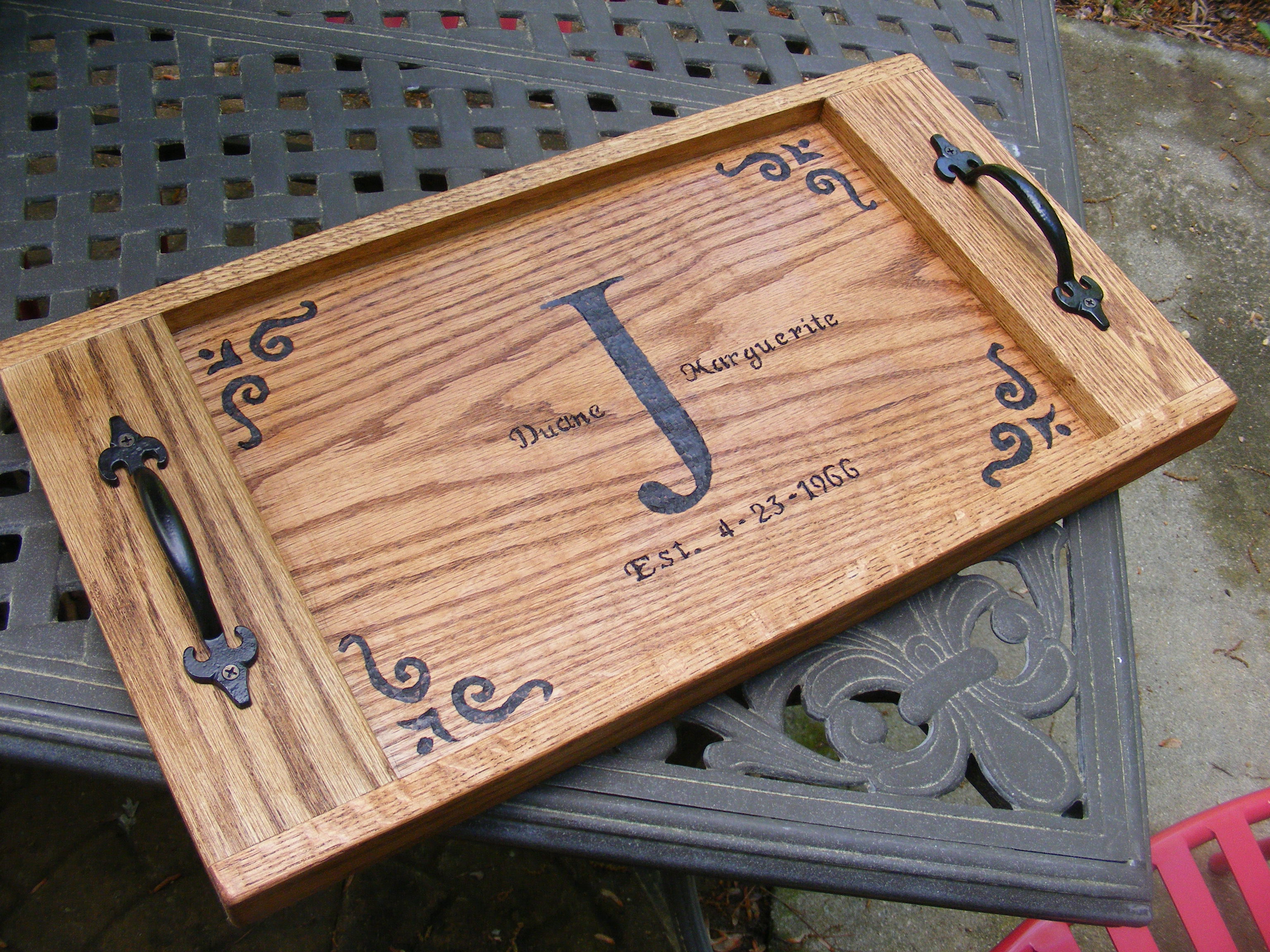 DIY Lowe s Serving Tray DIY Lowe s Serving Tray