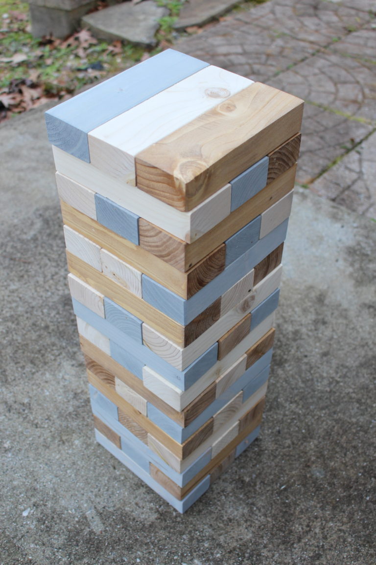 How to Make a Giant Jenga-Like Yard Game With Carrying Case